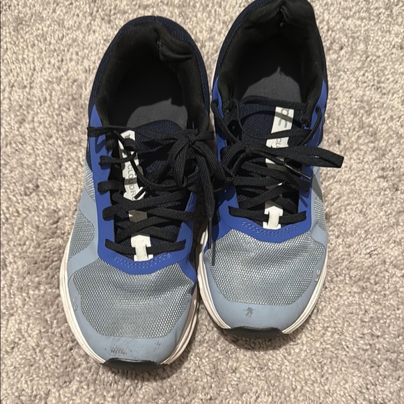 On Running | Shoes | On Running Blue And White Athletic Shoes With ...